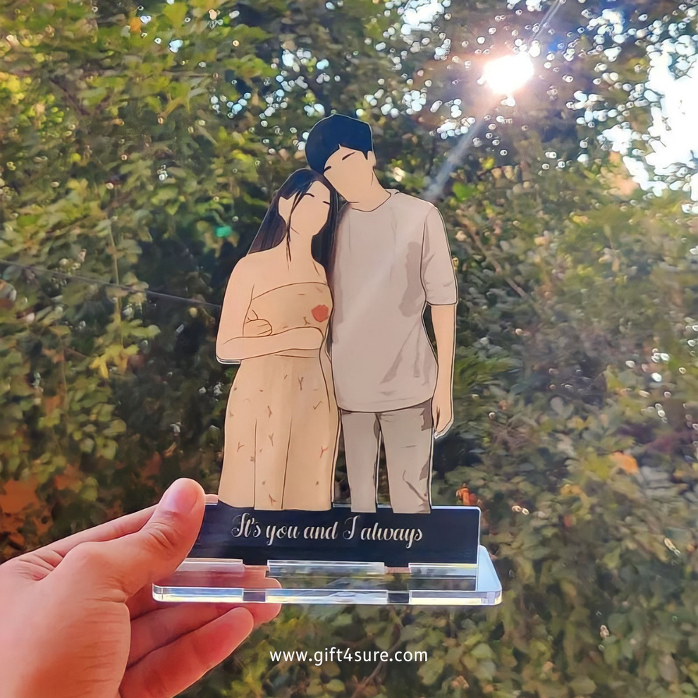 ACRYLIC ILLUSTRATED PHOTO STANDY – Gift 4 Sure