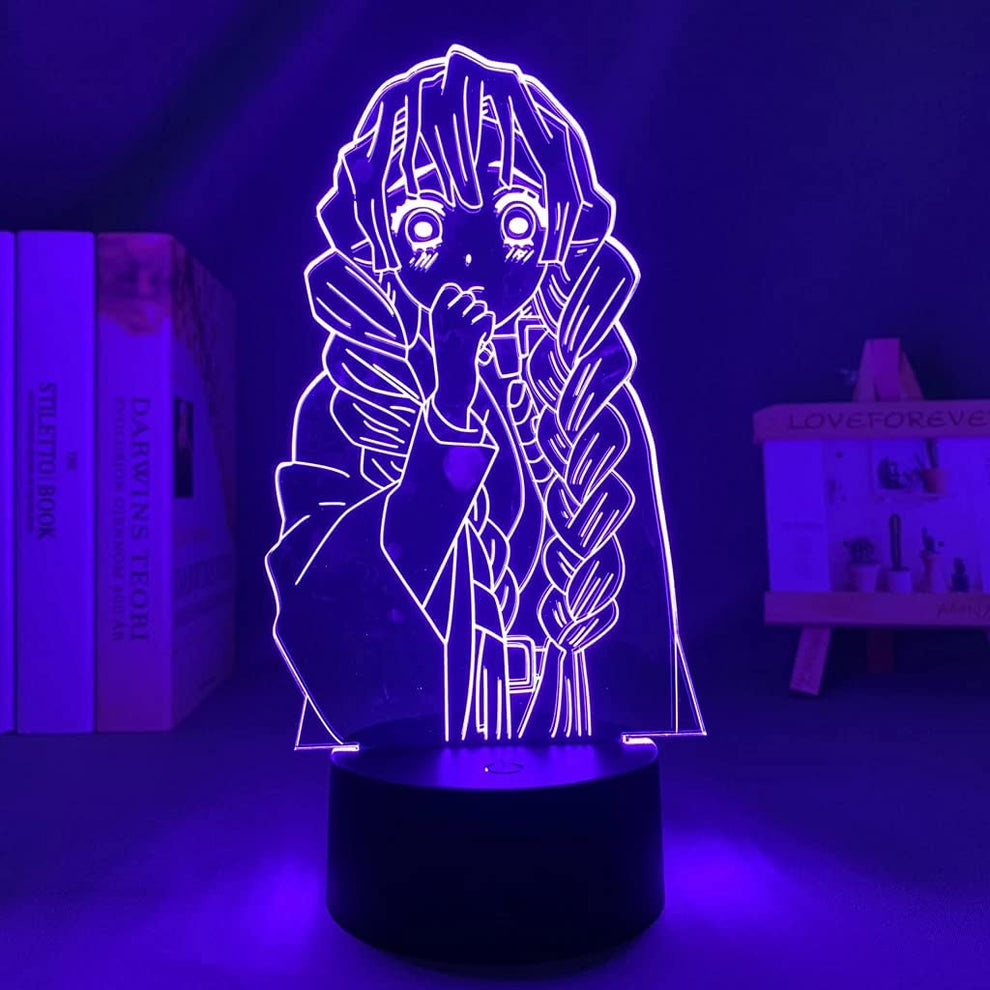 DEMON SLAYER: MITSURI KANROJI ANIME LED LAMP (MULTICOLOR) – Gift 4 Sure